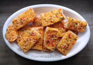 Calabrian Chili Garlic Bread - Flavorful Eats